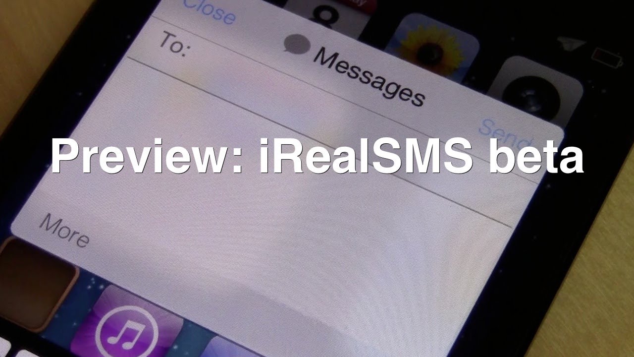 Preview Irealsms Ios 7 Styled Quickreply Youtube