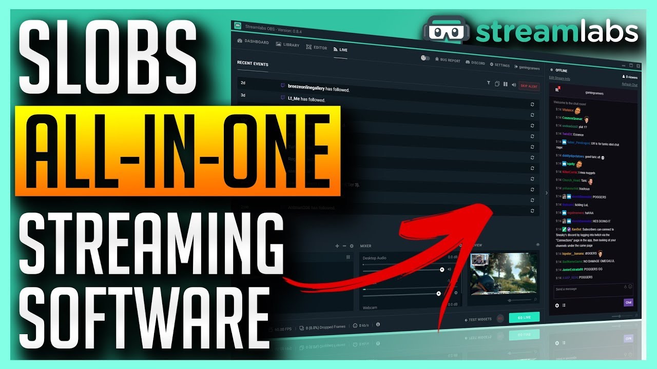 Streamlabs Obs Overview All In One Streaming Application Slobs Youtube