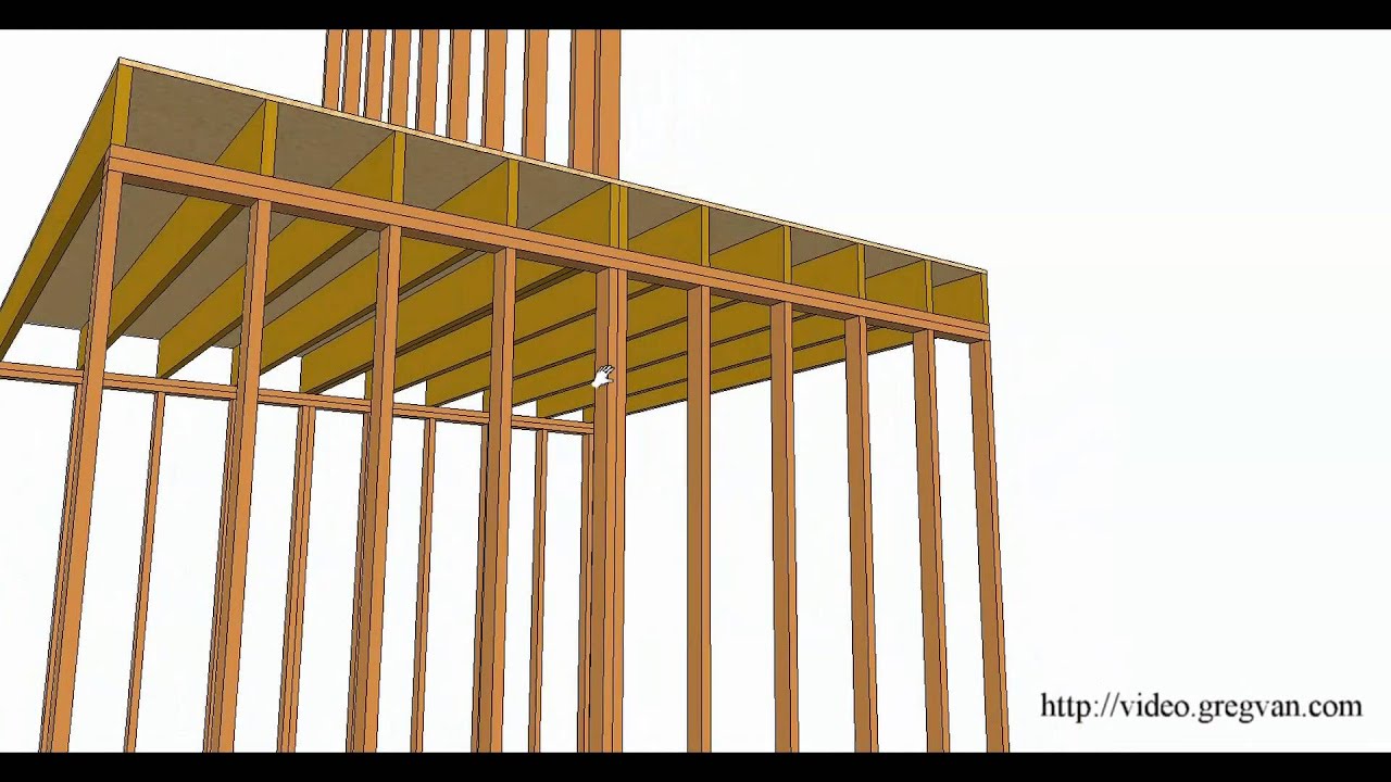 Structural Floor Framing Examples For Supporting Walls Part Four