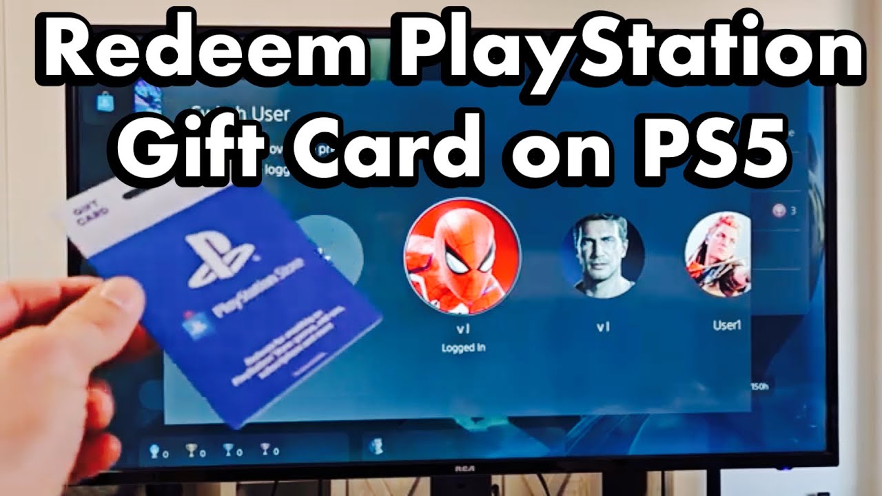 Ps5 How To Redeem Playstation Gift Card Youtube