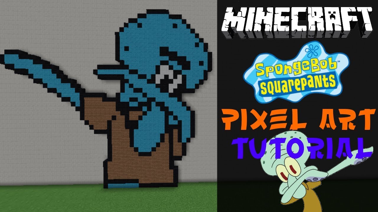 Pixel Art Tutorial Squidward Dabbing Youtube
