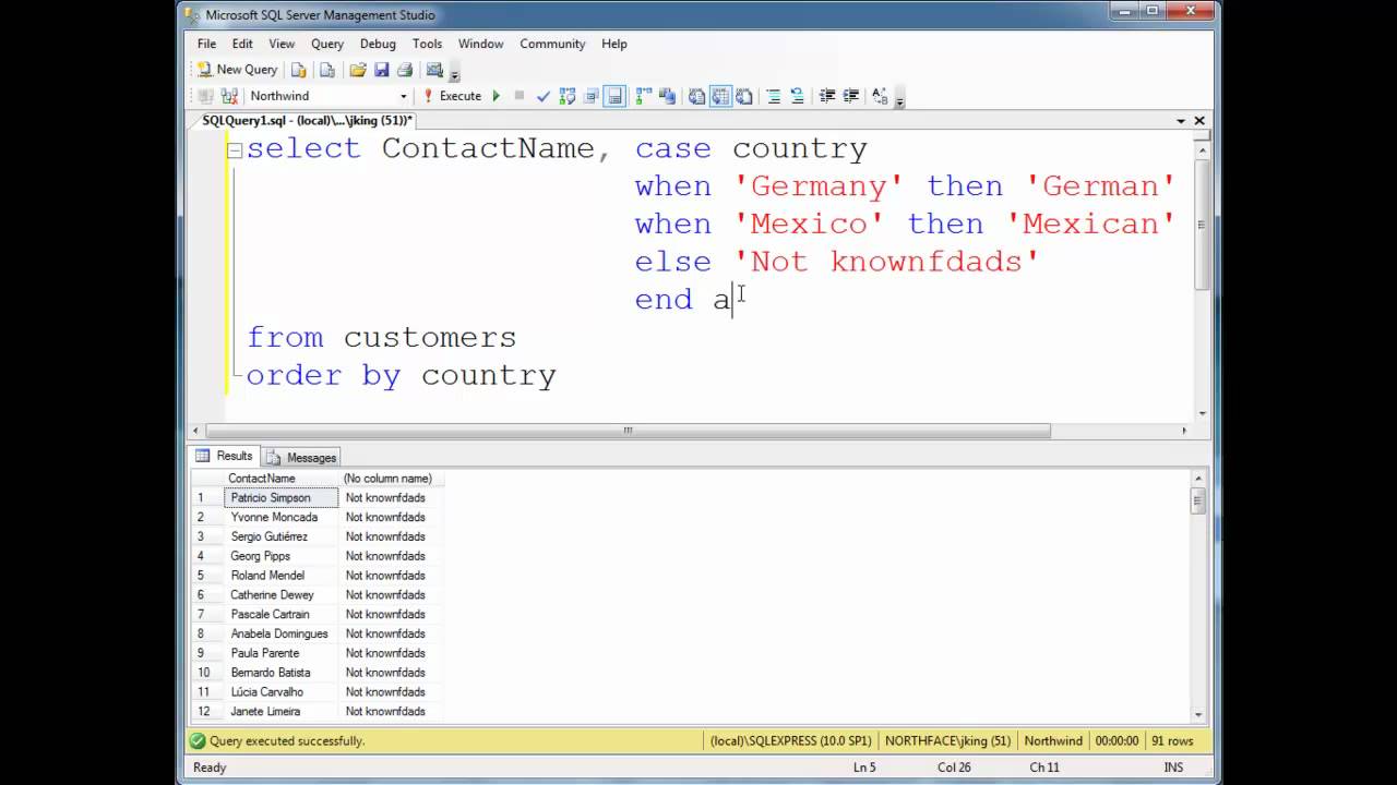 Sql Case Youtube