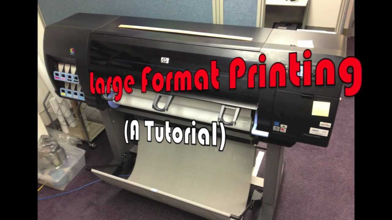 Large Format Printing Tutorial Youtube