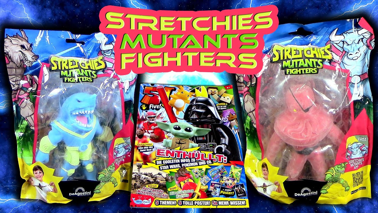 Deagostini Stretchies Mutants Fighters Super Elastic 5 Beilage