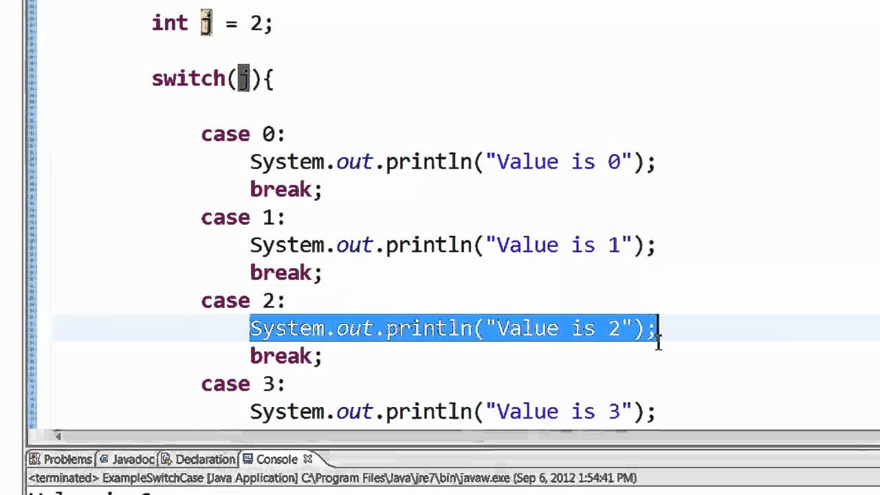 P10 Switch Case Statement Beginner Java Ap Computer Science Youtube