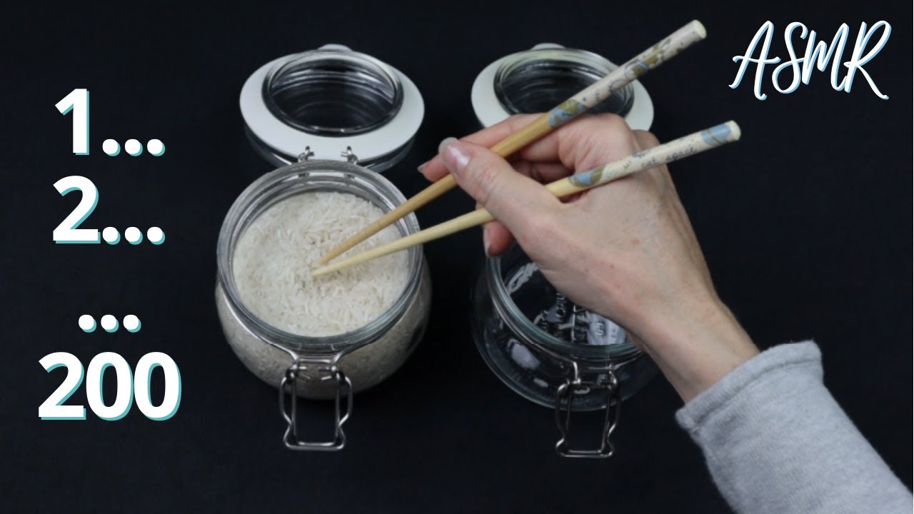 Asmr рџќљ Counting Rice Whispered Counting To 200 Youtube
