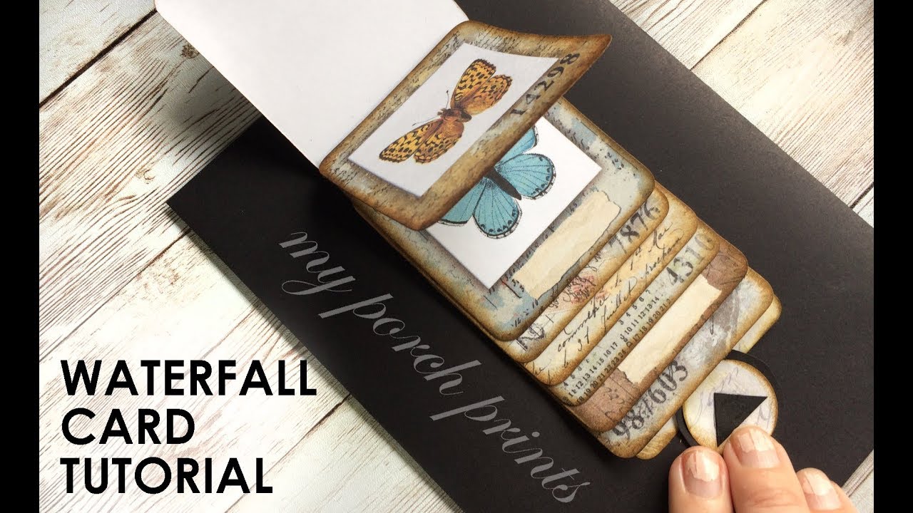 Waterfall Card Tutorial Mpp Youtube