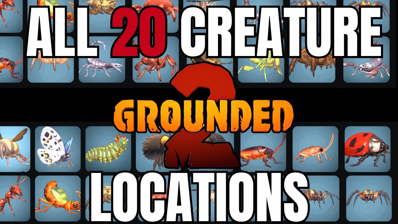 Grounded 2 Every Creature Location Including Bosses Youtube