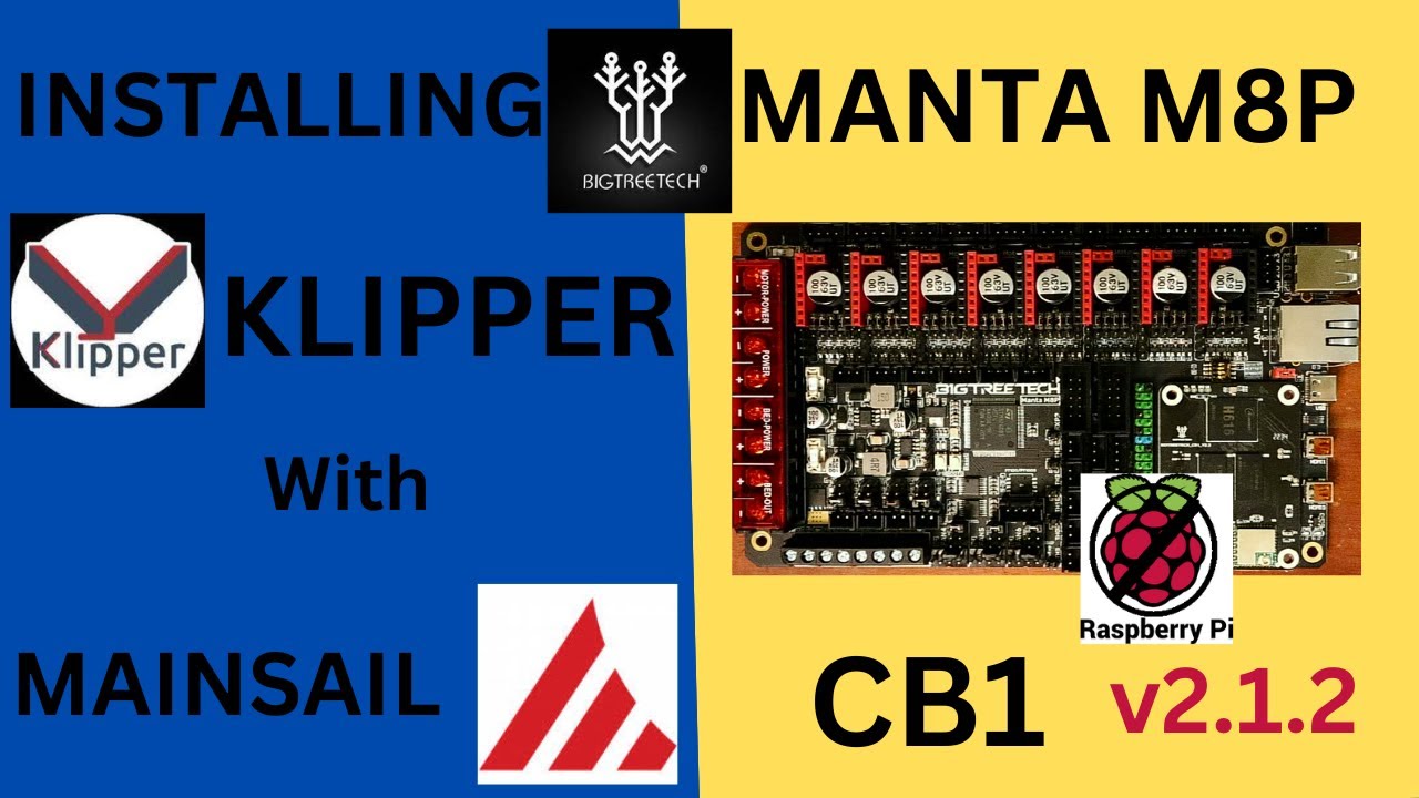 Btt Manta M8p Cb1 Install Youtube