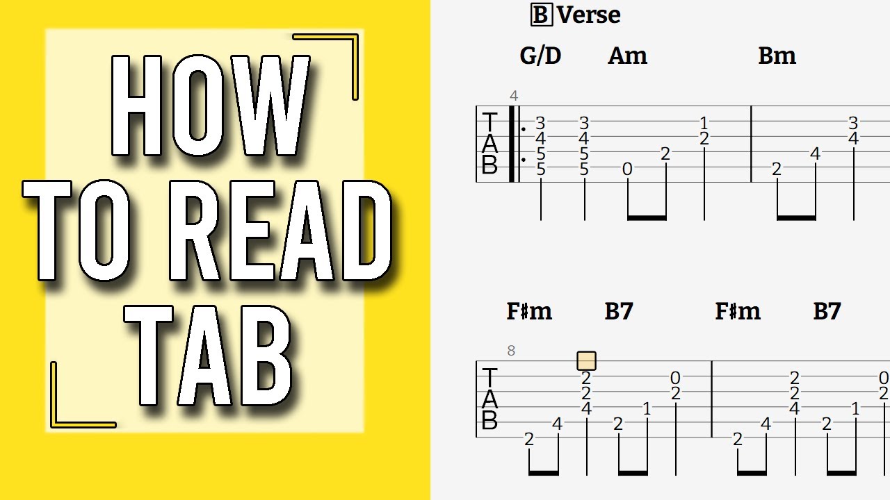 How To Read Guitar Tab In 5 Minutes Easy Guide For Beginners Guitar