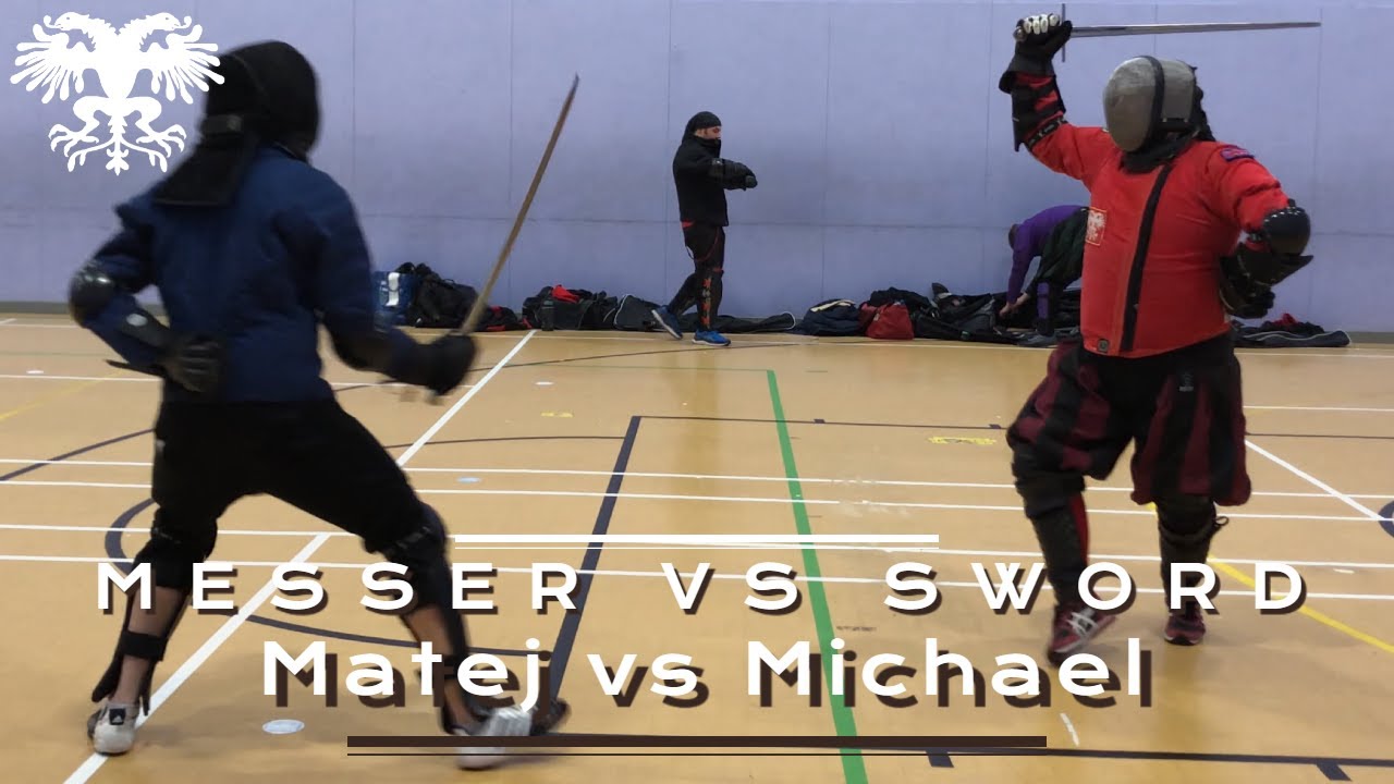 Messer And Arming Sword Fight Michael Vs Matej Youtube