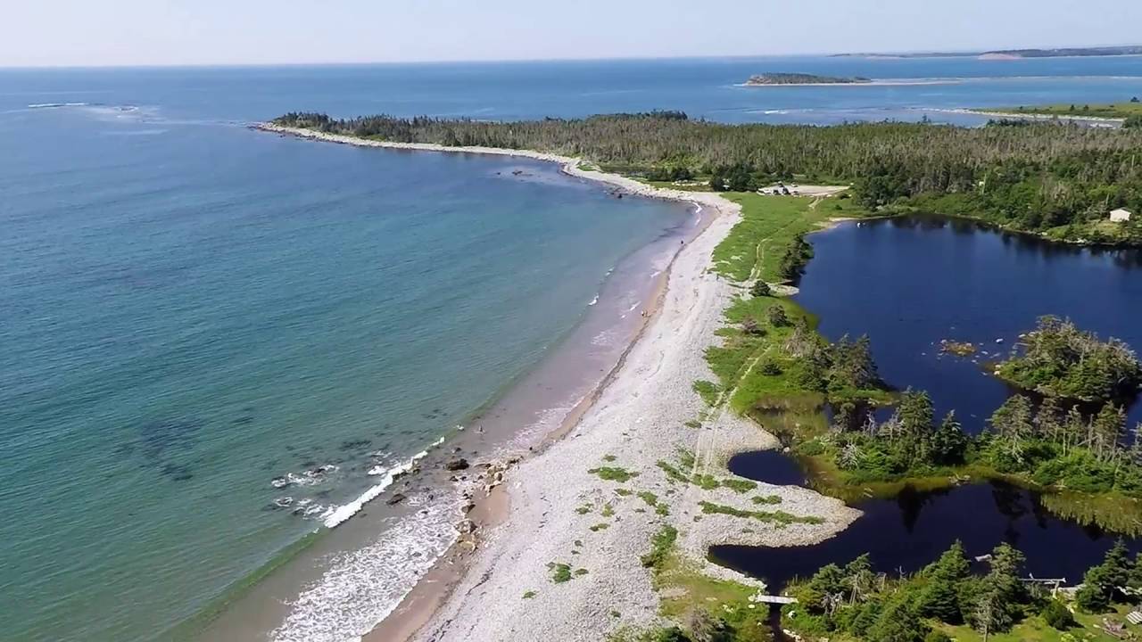 Long Beach And Big Lake Lower East Chezzetcook Ns Calm Sunny Morning