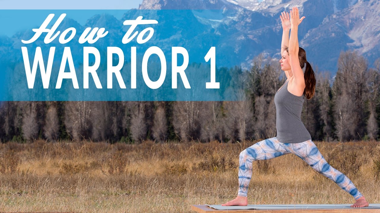 Yoga Today How To Do Warrior 1 Pose Virabhadrasana I Youtube