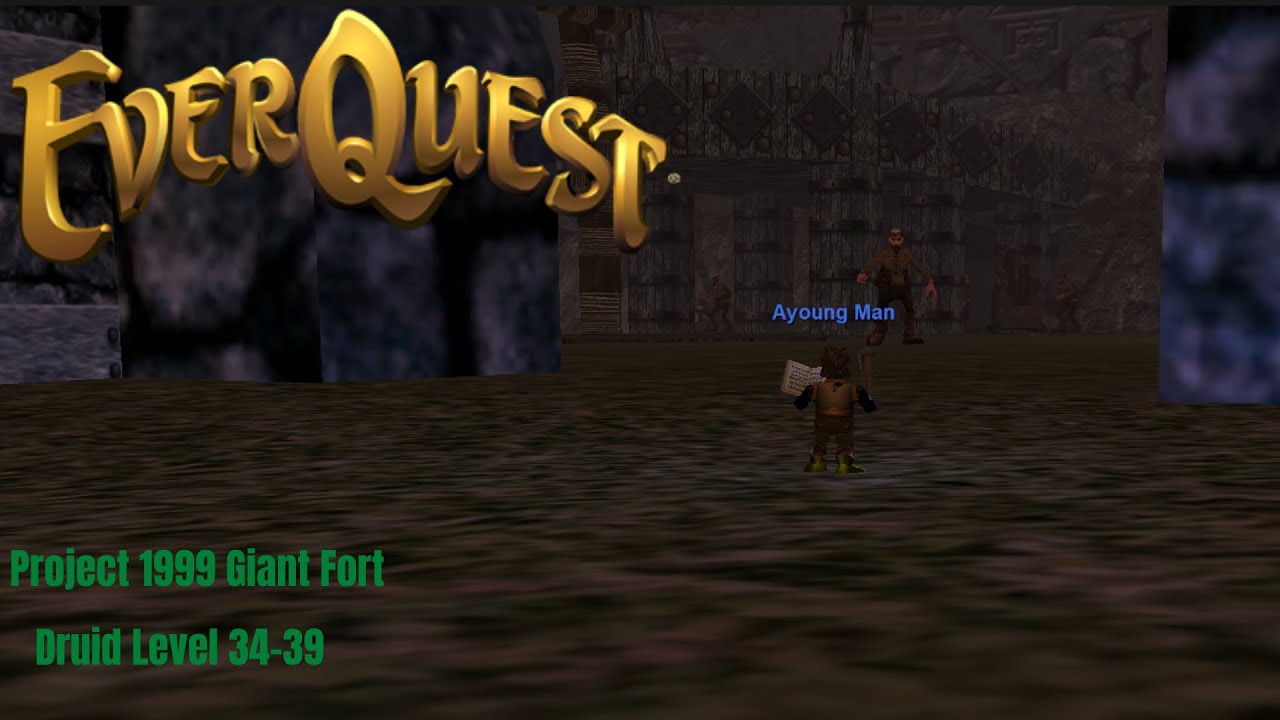 P99 Druid Solo Level 34 39 Quad Kiting Giants Youtube