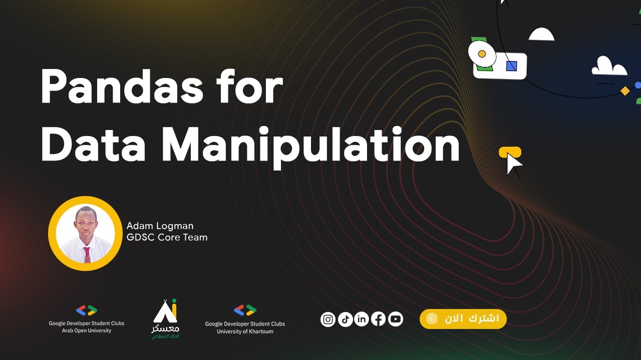 Python Programming For Machine Learning Pandas For Data Manipulation