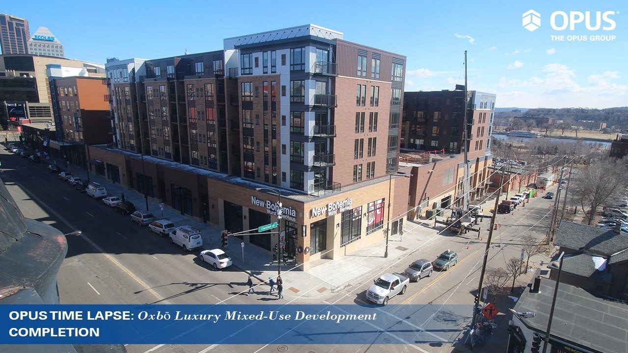 Opus Time Lapse Oxbō Luxury Mixed Use Development Completion Youtube