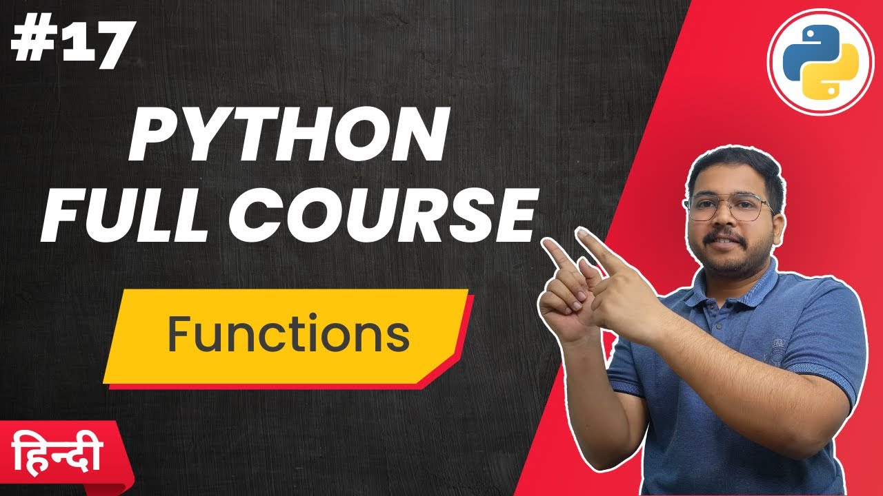 Functions In Python Python Full Course In Hindi 2023 Tuffle Youtube