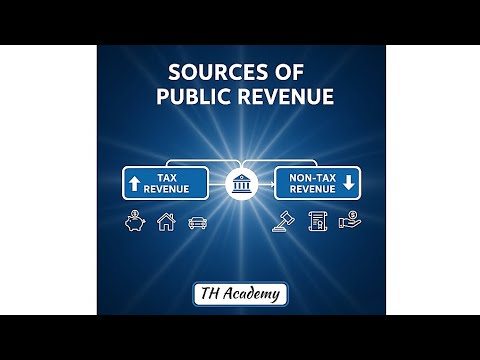 Sources Of Public Revenue Tax Revenue Non Tax Revenue Explained
