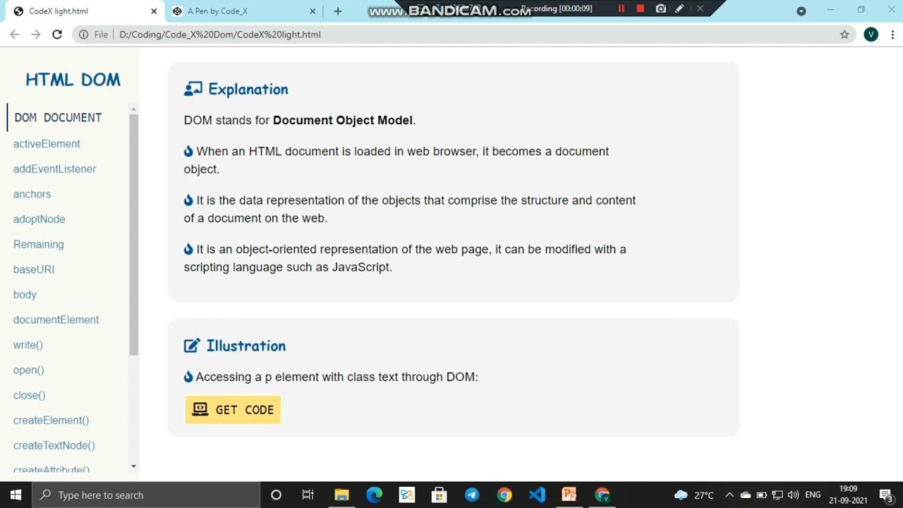 What Is Html Dom And Getelementbyid Method Youtube