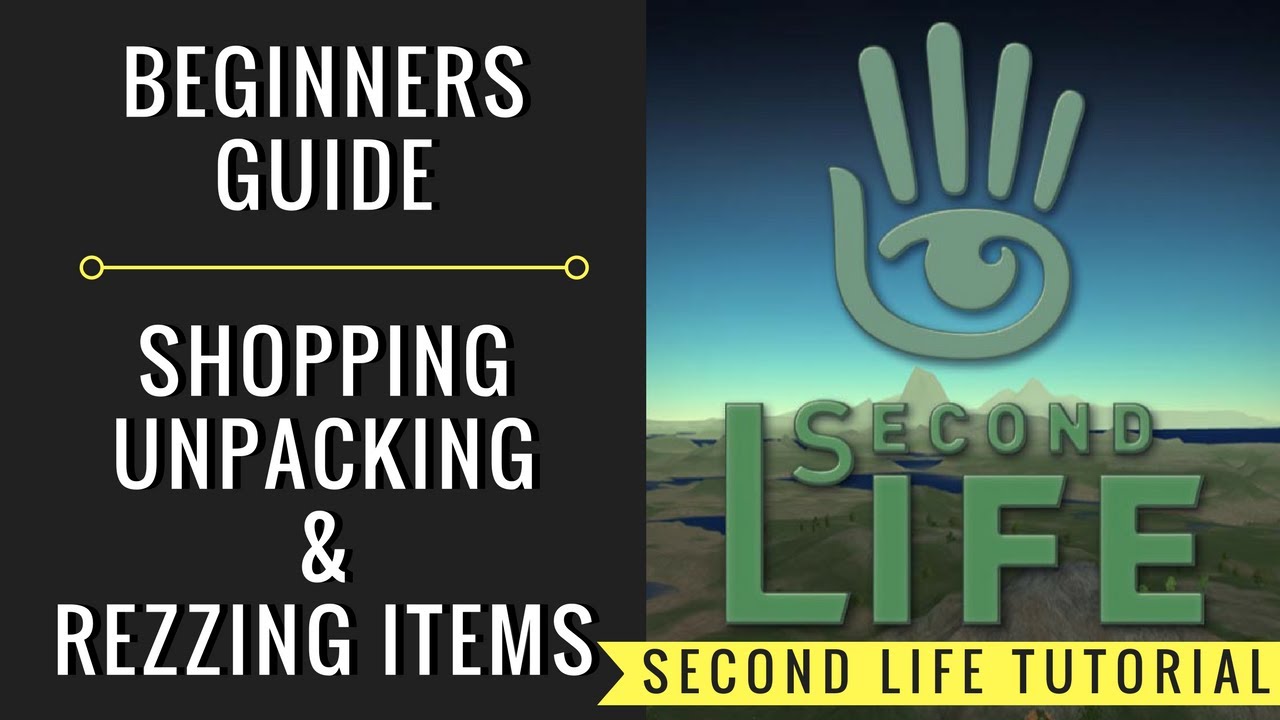 Rezzing Unpacking Part 2 Second Life 2017 Youtube
