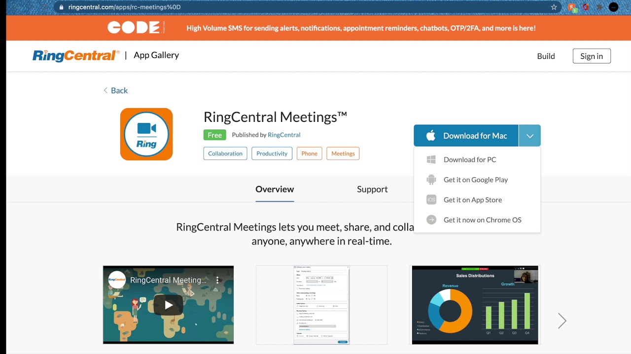 Ringcentral Meetings Tutorial Youtube
