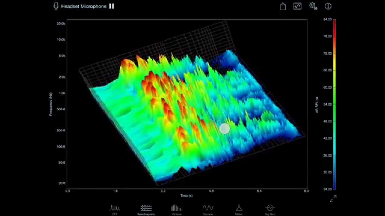 Real Time 3d Spectrogram For Ios Youtube