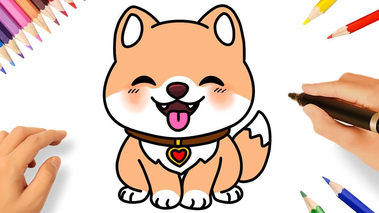 How To Draw A Cute Kawaii Puppy Dog Easy Drawing Kawaii Animals рџђ
