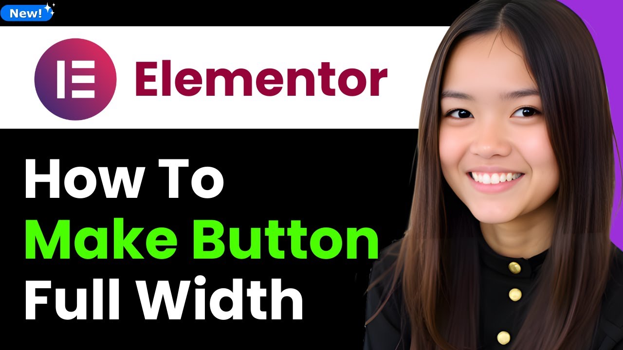How To Make Button Full Width In Elementor 2026 Step By Step Youtube