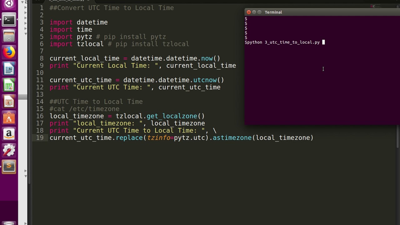 Utc Time Now Python Catalog Library
