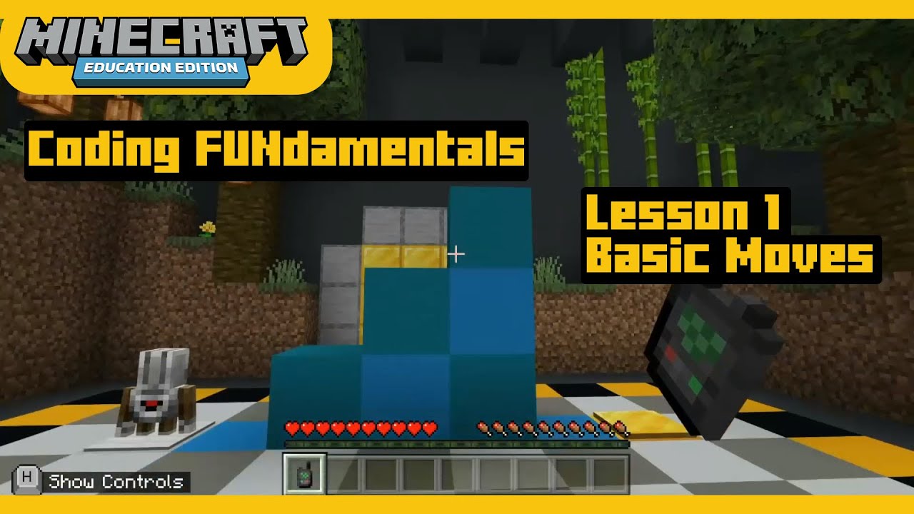 Minecraft Education Edition Coding Fundamentals Lesson 1 Basic