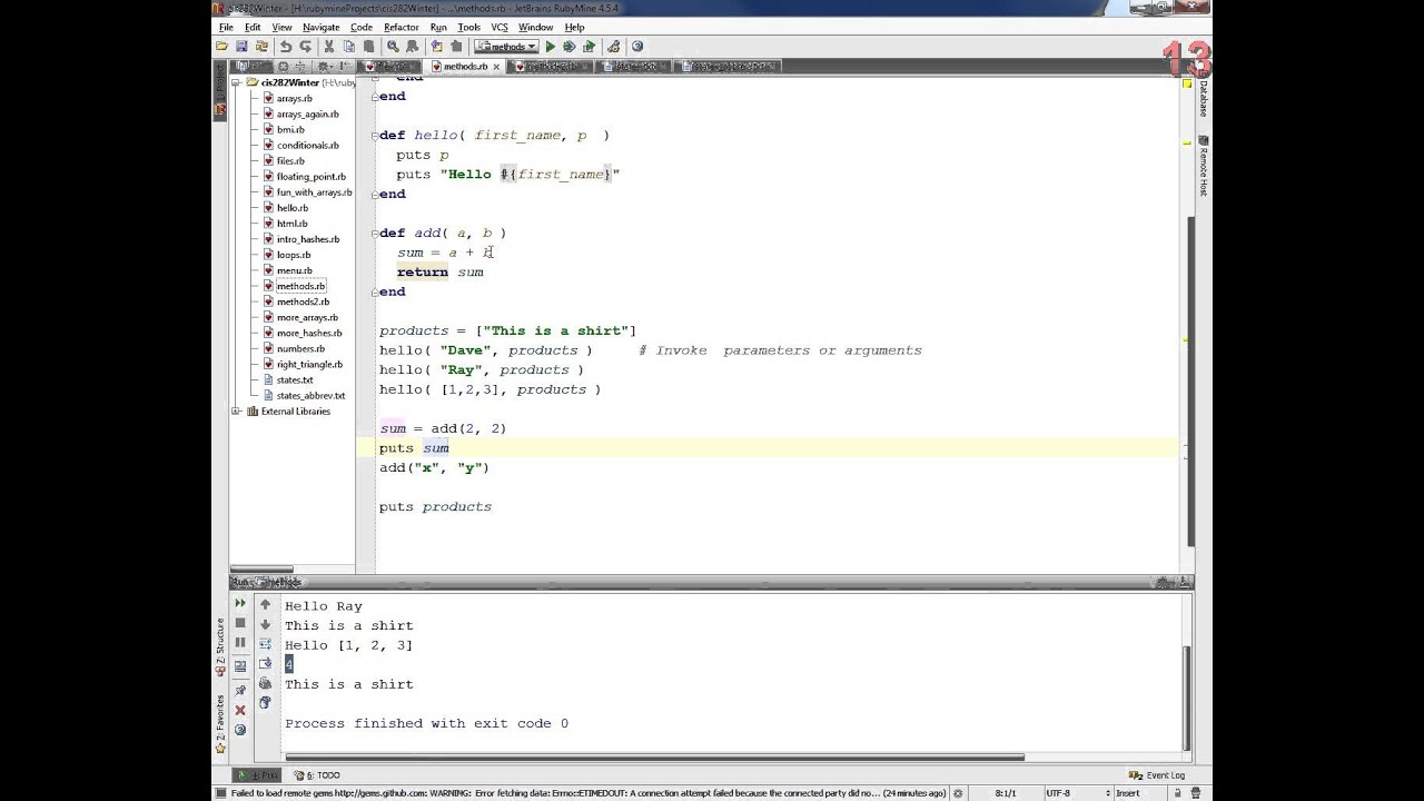 Intro To Ruby Day 20 Variable Scope Youtube