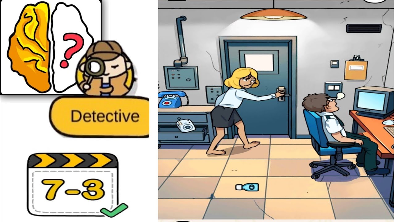 Brain Out Detective Level 7 3 Walkthrough Solution Youtube