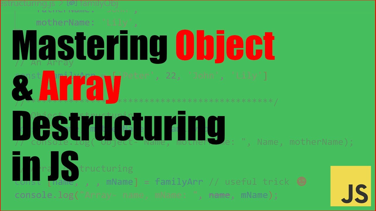 Mastering Object Array Destructuring In Node Js Unlock The Power Of
