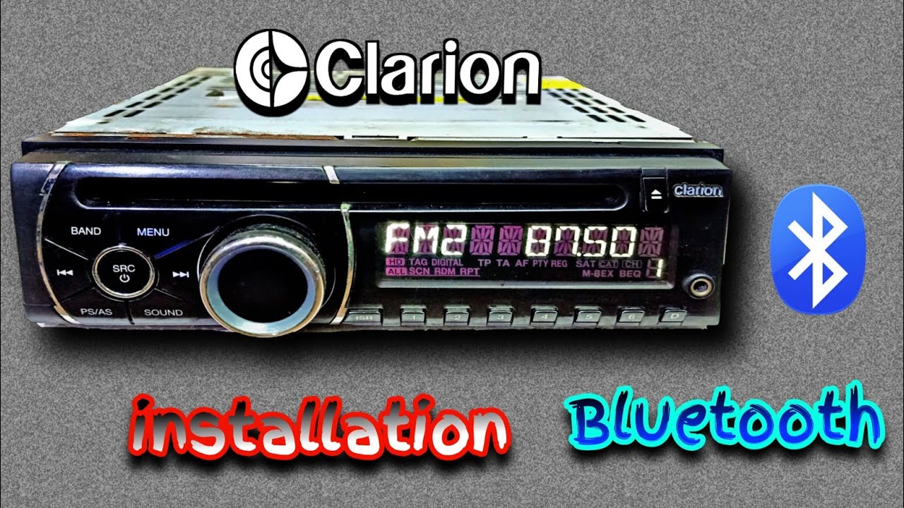 Clarion Bluetooth Pairing How To Bluetooth Car Audio Clarion Youtube