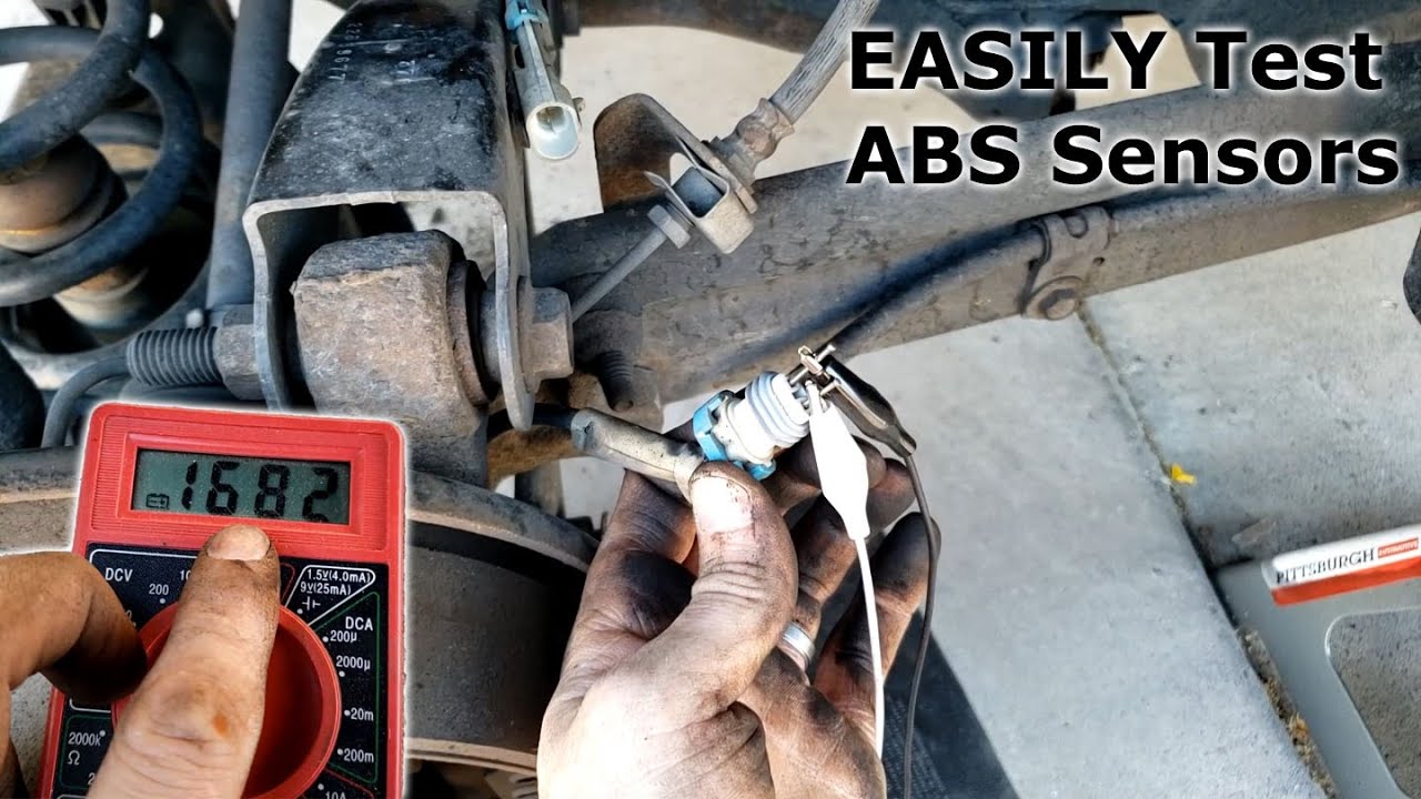 How To Test Wheel Speed Sensor With Multimeter