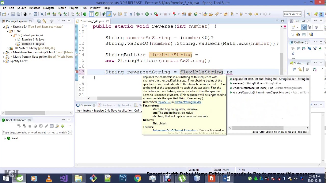 Introduction To Java Programming Exercise 6 4b Youtube