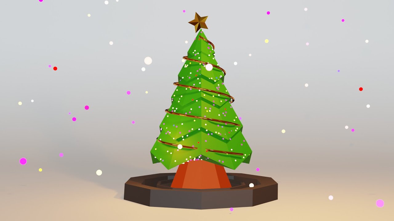 Tutorial Blender Untuk Pemula Ke 56 Cara Membuat Pohon Natal