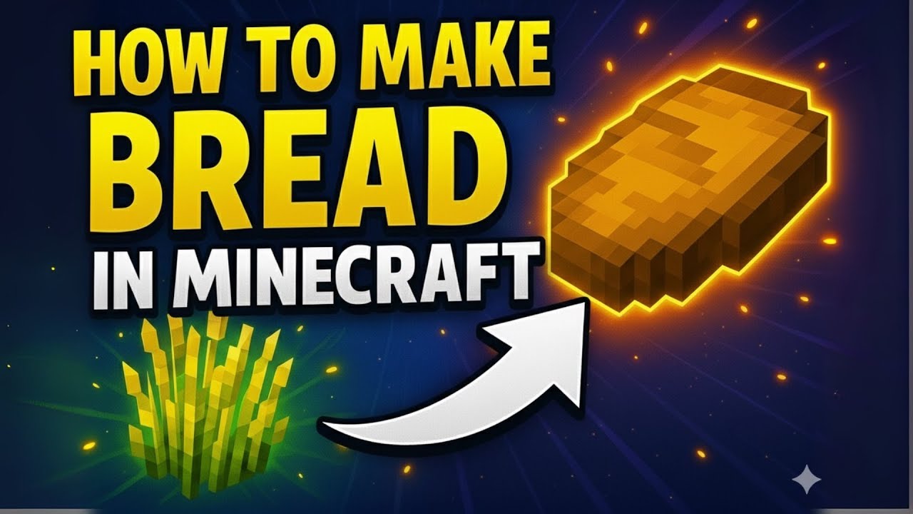 How To Make Bread In Minecraft 2025 Youtube