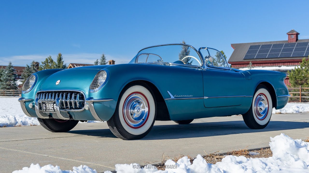 1954 Chevrolet Corvette Walk Around Video Youtube