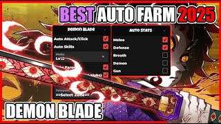 Demon Blade Script 2025 Auto Farm Mobs Chest More Roblox Overblox ...