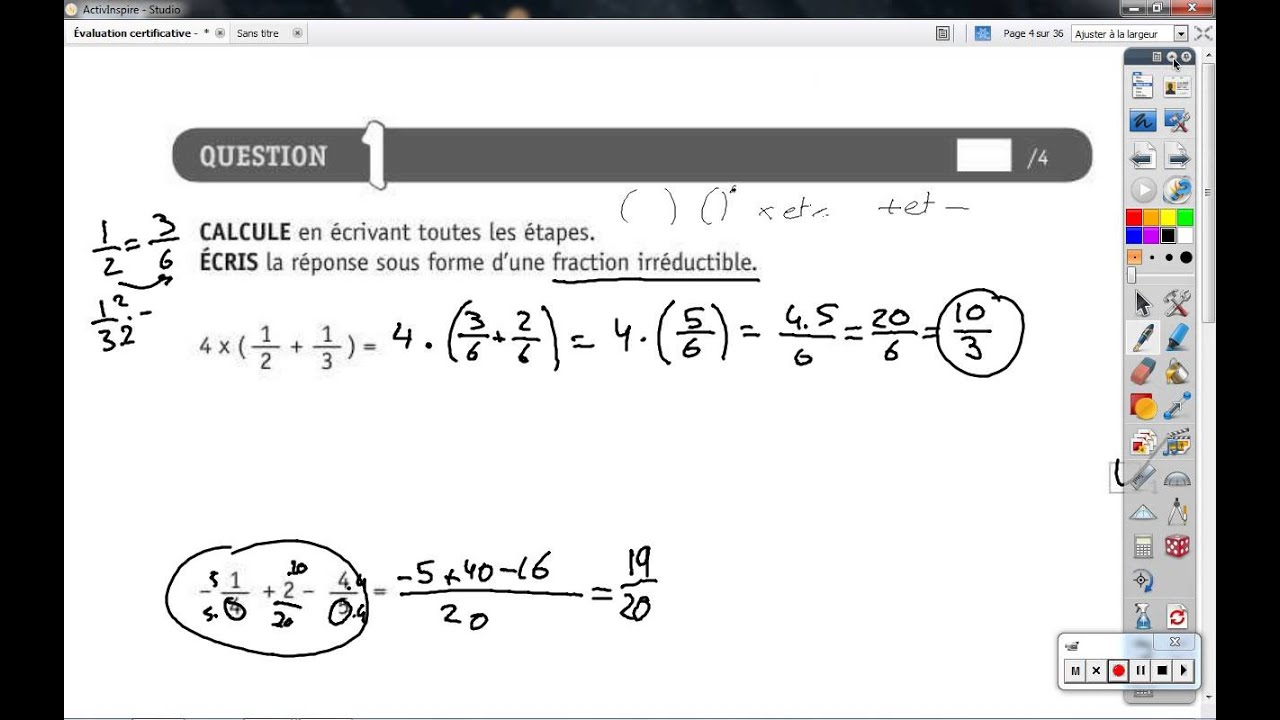 Correctif Ce1d Math 2015