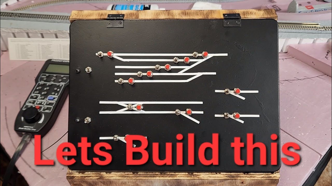 N Scale Kato Track Switch Control Panel Youtube