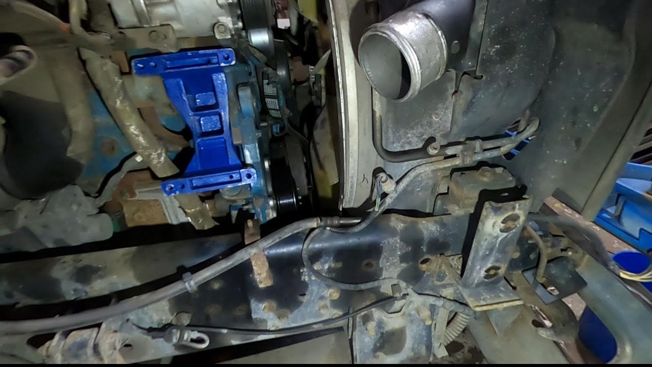 Dt466e Water Pump Replacement Youtube