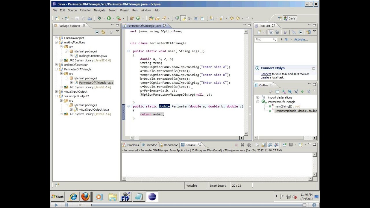 Java Tutorial Function Calls Youtube