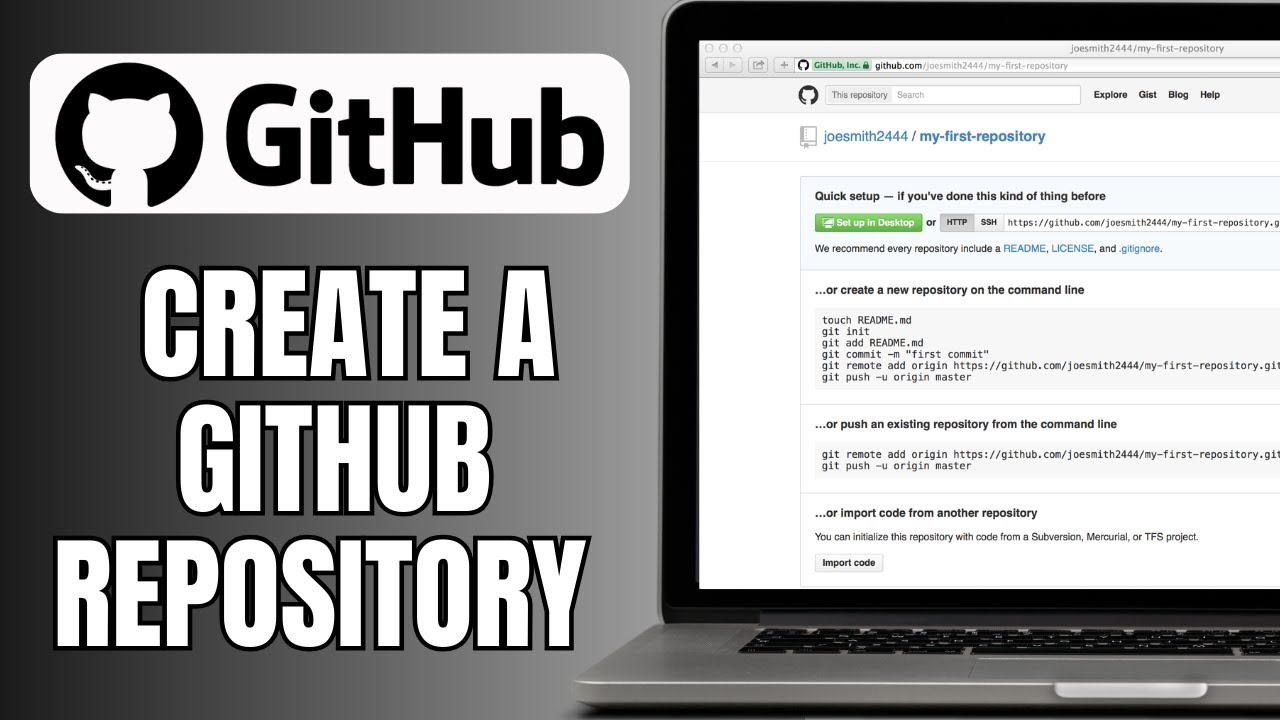 How To Create A Github Repository Create A Repository On Github Youtube
