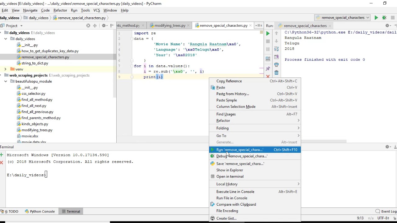 How To Remove Special Characters In A String Youtube