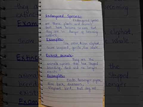 Endangered Extinct Animals Science Shorts Viralshorts Youtube