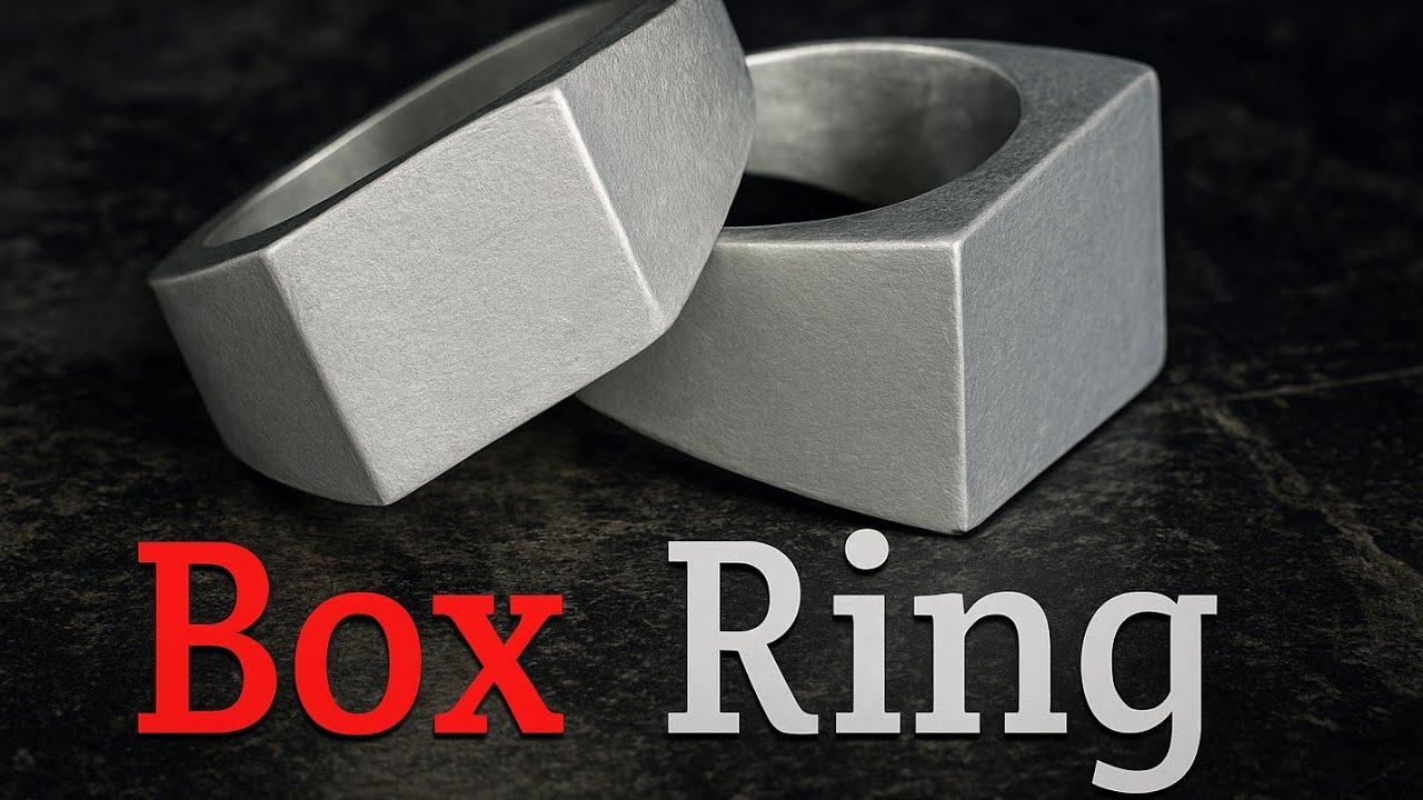 How To Make Silver ёядпёяшо Men Box Rings Box Rings Making 2022