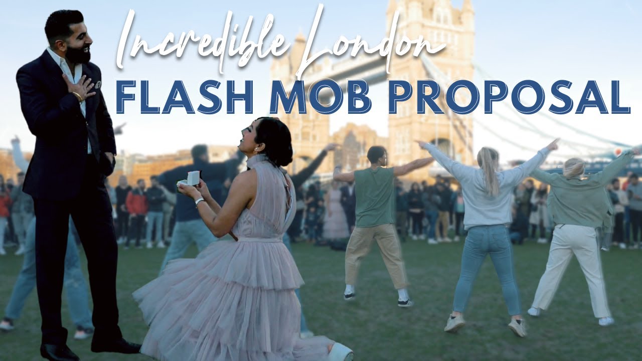 She Proposed Flash Mob Proposal Draws Huge Crowd In London ёяшнёятн Youtube