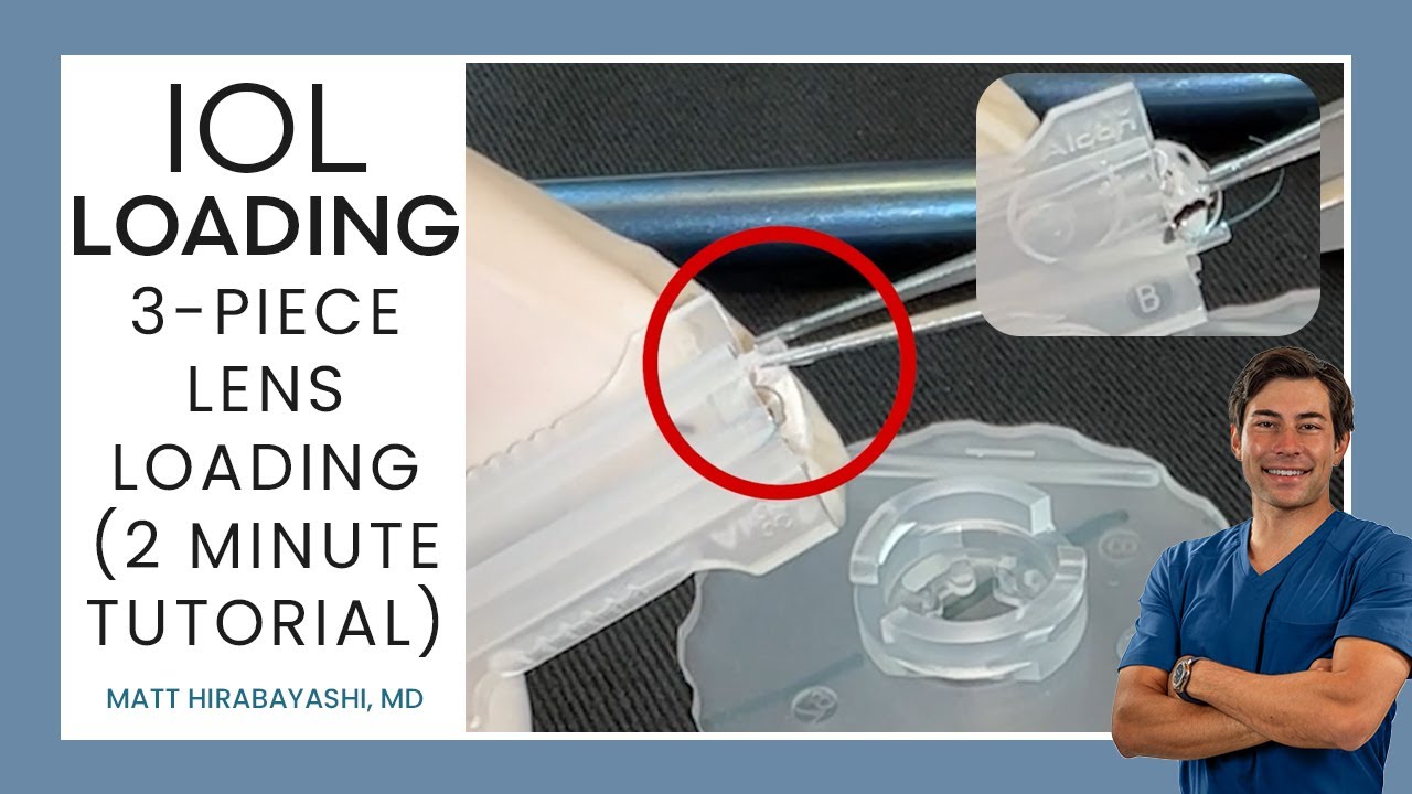 Three Piece Iol Lens Loading Tutorial In Two Minutes Youtube
